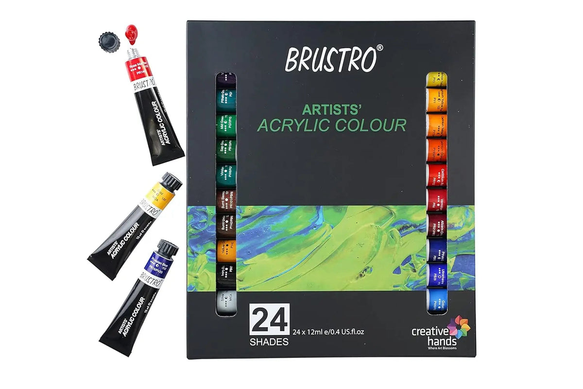 Brustro Artists Acrylic Colour Sets - Canvazo – Artstation
