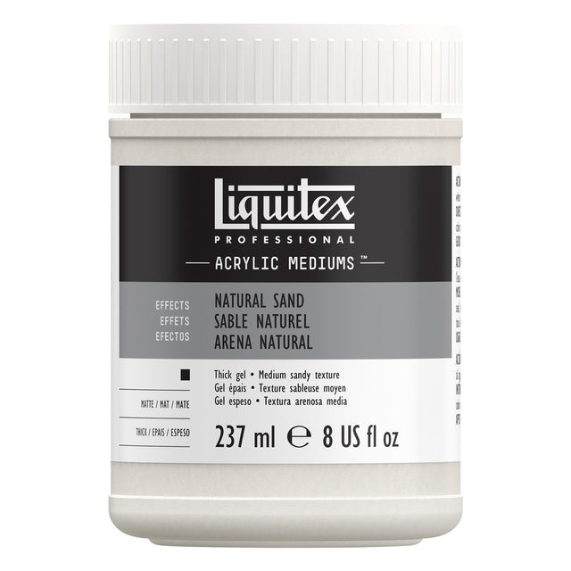 Liquitex Professional - Natural Sand Acrylic Texture Medium - 237ml ...