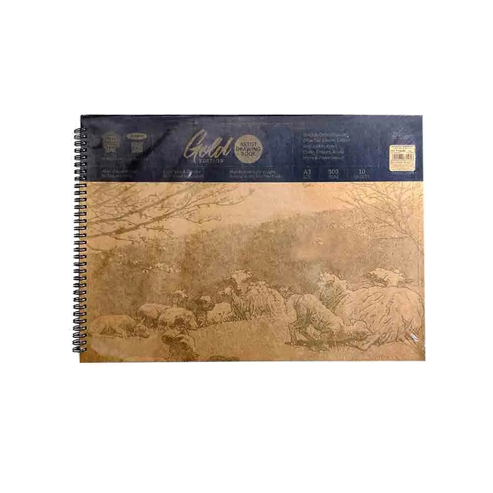 Anupam Artist Drawing Book Gold Edition - 300 GSM - Canvazo – Artstation