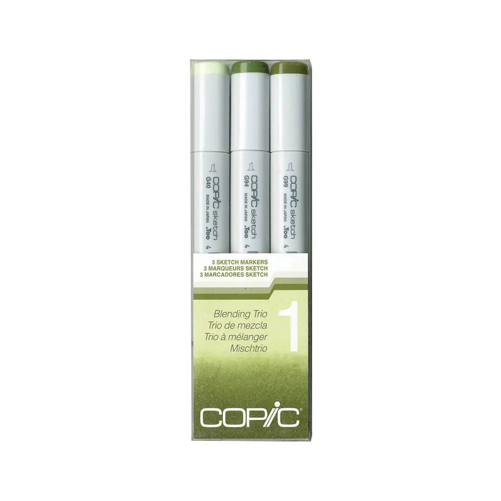 Copic Sketch Marker Blending Trio Green Set - Canvazo – Artstation