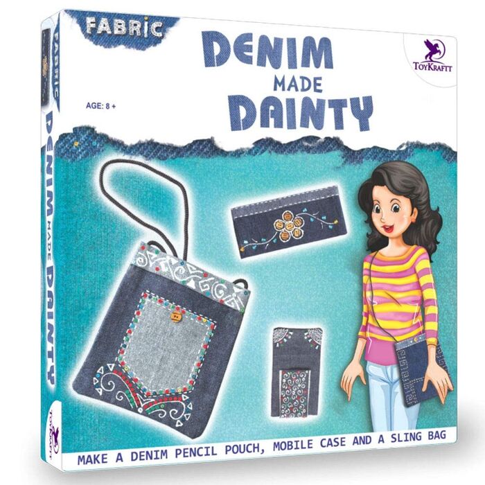 Denim Made Dainty Diy Craft Kit For Stylish Denim Acces – Artstation