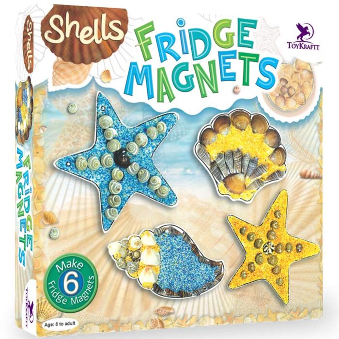 Shells Fridge Magnet: Create Beautiful Mosaic Magnets With Natural Sea ...
