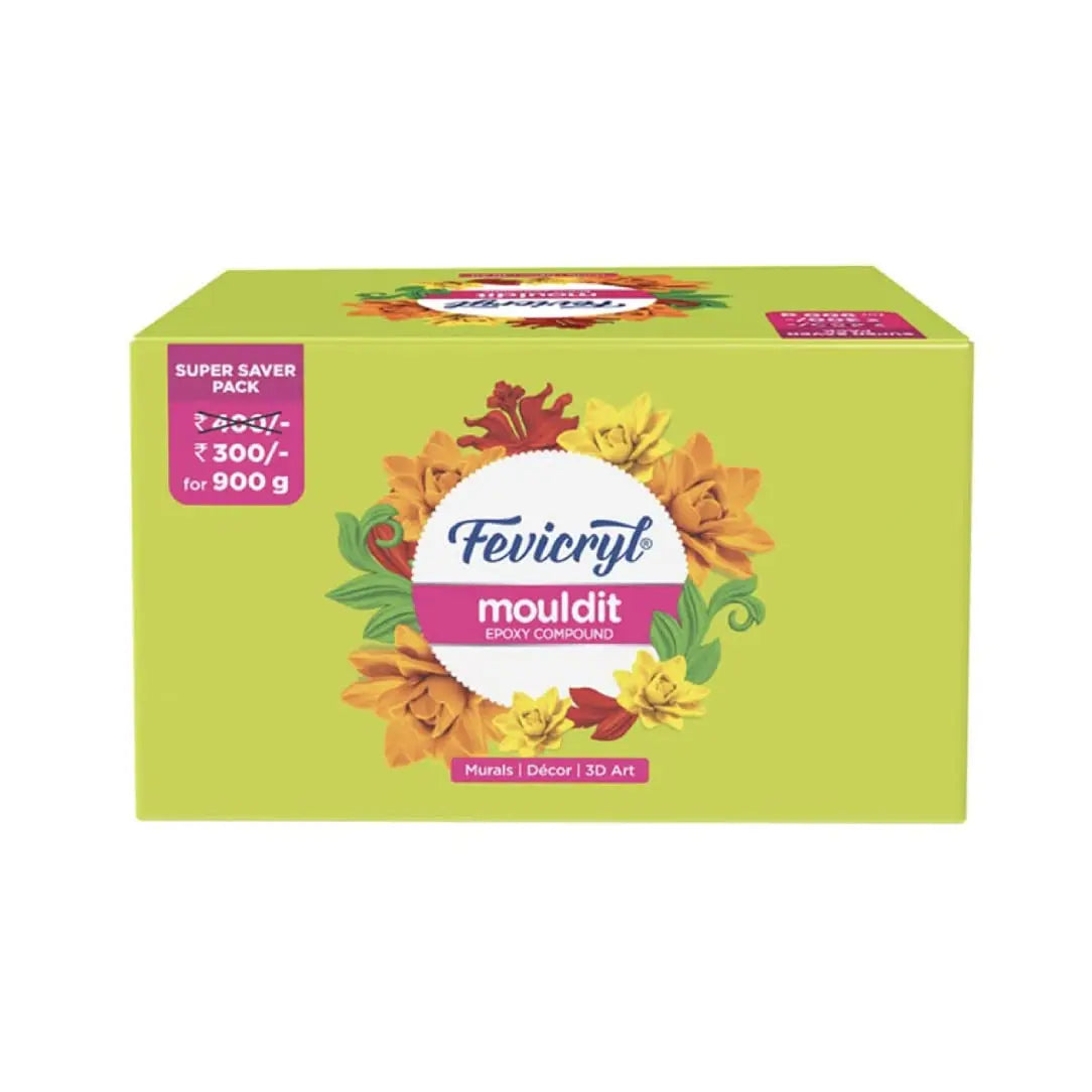 Fevicryl Mouldit 900g Clay Set - Epoxy Resin Clay for 3D Modelling ...