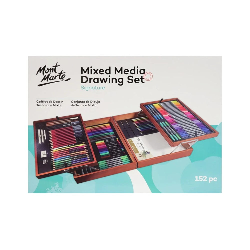 Mont Marte Mixed Media Drawing Set Of 152pc – Artstation